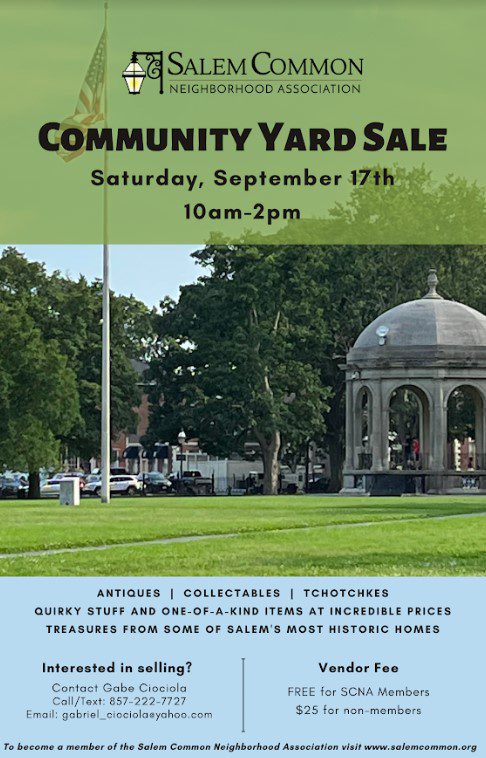 Community Yard Sale - Salem for All Ages